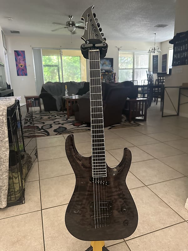 Gutierrez Juggernaut custom carved top super strat with | Reverb