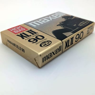 Sealed MAXELL XL II 90 High Bias Black Magnetite Cassette | Reverb