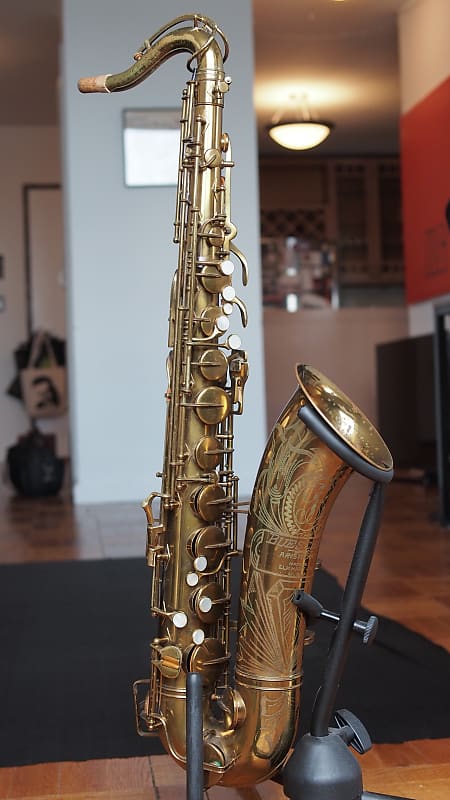 VINTAGE Buescher Aristocrat Tenor Saxophone 1940 | Reverb