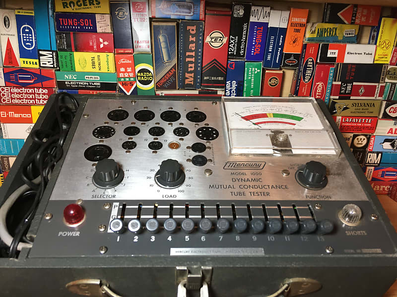 Vintage Mutual Conductance Gm Vacuum Tube Tester ~ Match | Reverb