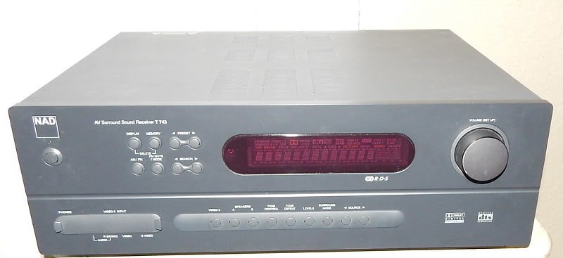 NAD T743 home theater receiver with manual and remote | Reverb