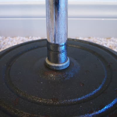 Vintage 1960's Atlas Sound MS-10C microphone adjustable floor | Reverb