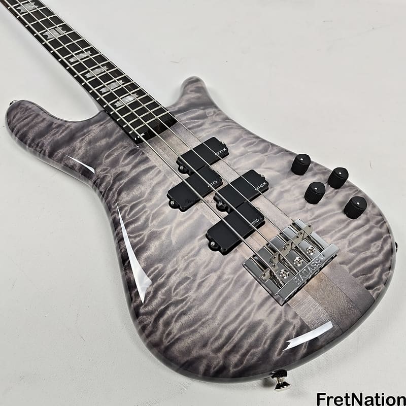 Spector NS-2 PP 4-String Bass Charcoal Burst Gloss 9v HAZ EMG | Reverb