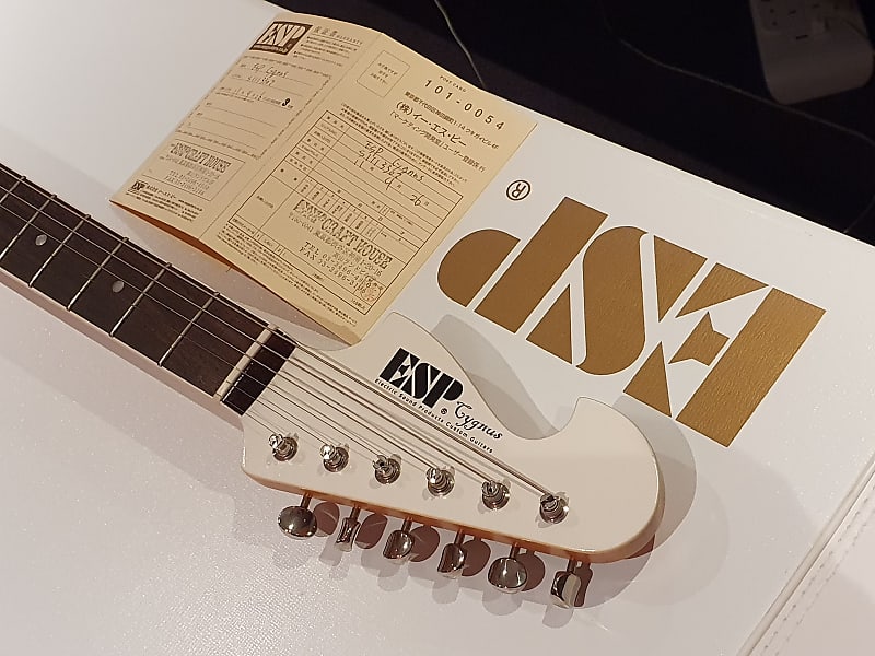 ESP Craft House Custom Shop Cygnus Firebird Flame Neck | Reverb UK