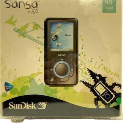SanDisk Sansa e260 Digital Portable MP3 Player in Original | Reverb