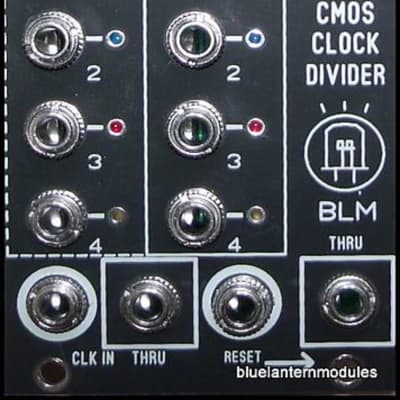 Blue Lantern CMOS Clock Divider Eurorack Synth Module | Reverb