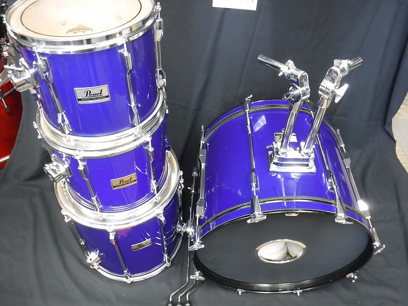 90's Pearl Export Pro Series 4 pc shell pack...Pacific Blue | Reverb