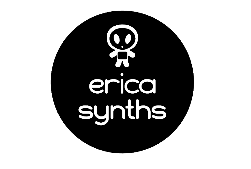 Logo Erica Synths - Pack of Adhesive Vinyl Stickers Decal | Reverb UK