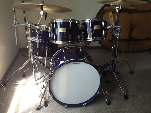 Pearl Masters Custom Extra MRX 2000s Midnight Fade Drumset | Reverb