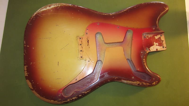 Vintage 1960s Fender Musicmaster/Duo Sonic Body - Sunburst | Reverb