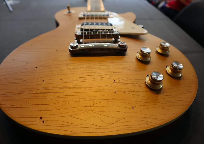 Epiphone Les Paul Standard Gold top with beautiful relic and | Reverb