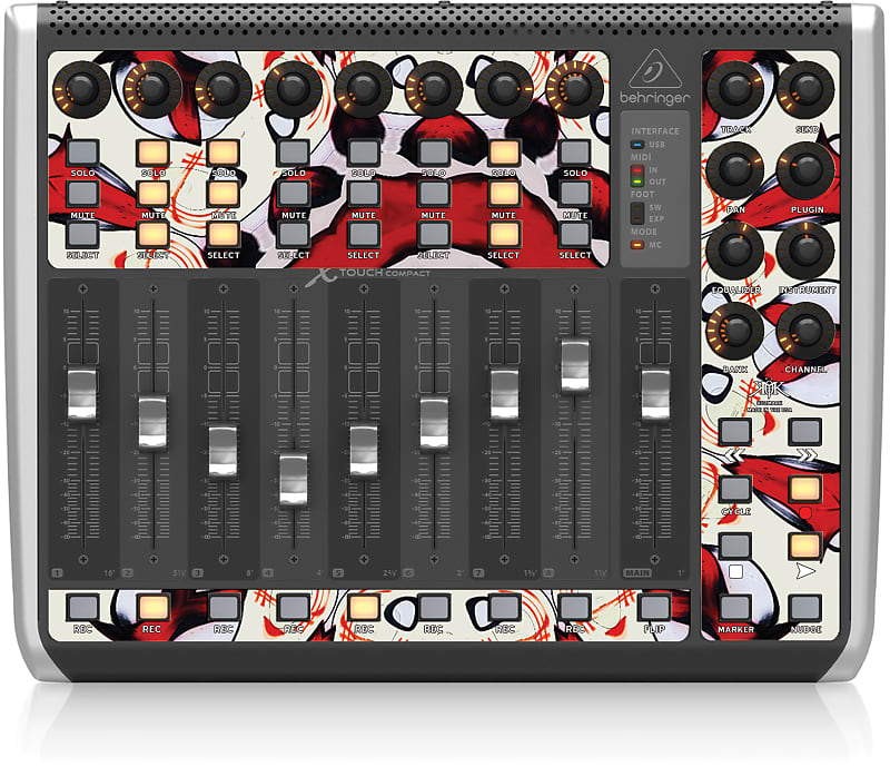 Midi Control Surface Skin Overlay Behringer X-Control | Reverb España