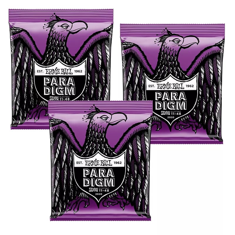 New Old Stock (3 PACK) Ernie Ball 2020 Paradigm Power Slinky | Reverb