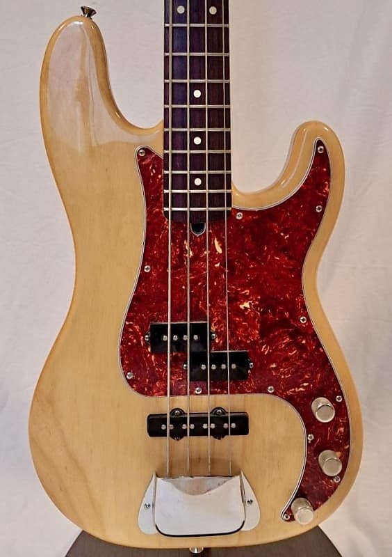 FENDER PJ AMERICAN 2001 ELECTRIC BASS NATURAL W/CASE | Reverb
