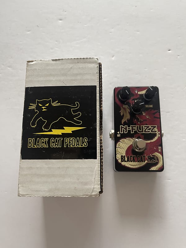 Black Cat Pedals N-Fuzz V2 Distortion Guitar Effect Pedal + | Reverb