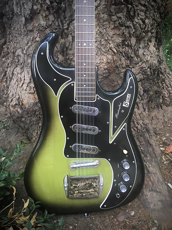 Burns 12 String , Double 6 1964 Green Sunburst | Reverb UK