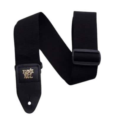 Ernie Ball 4037 Polypro 2" Guitar Strap Black | Reverb