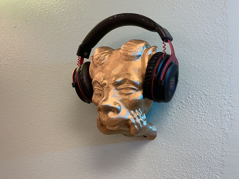 Gargoyle Headphone Wall Hanger! Statue Grotesque like | Reverb