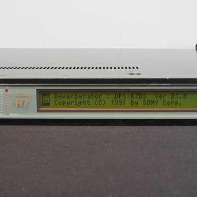 Sony DPS-R7 BodySonic 90s Stereo Digital Reverb 1U | Reverb France