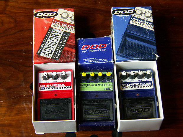 DOD Gonkulator Modulator FX13 | FX55C Supra Distortion | | Reverb