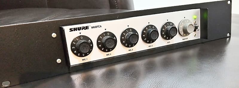 Vintage Shure M68FCA 5 Channel Microphone Mixer Preamp | Reverb UK