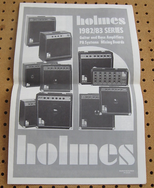 Holmes Catalog 1982 | Reverb