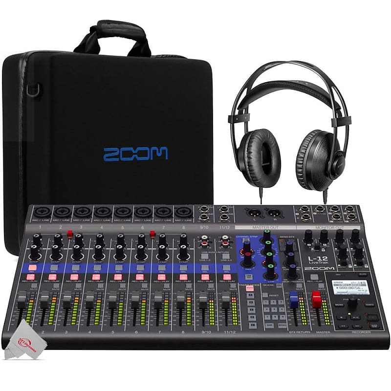 Zoom LiveTrak L-12 - 12-Channel Digital Mixer & Multitrack | Reverb