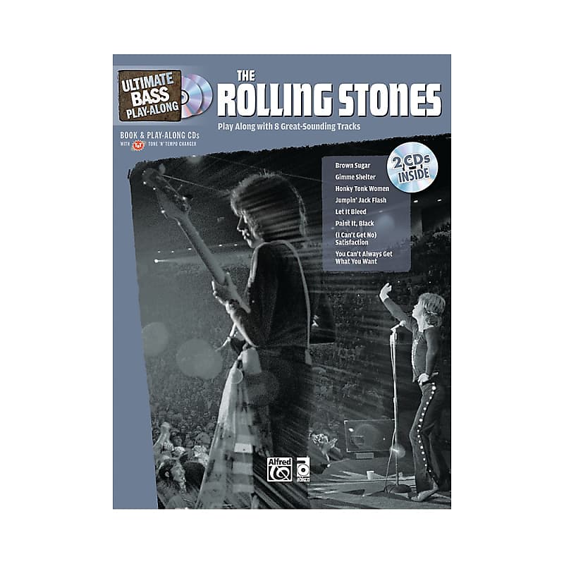 Alfred The Rolling Stones Ultimate Bass Play-Along (Book/2 | Reverb