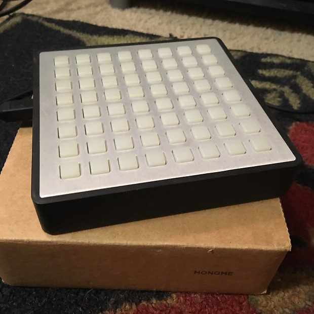 Monome Grid 64, black base, white LED. Black base with white | Reverb