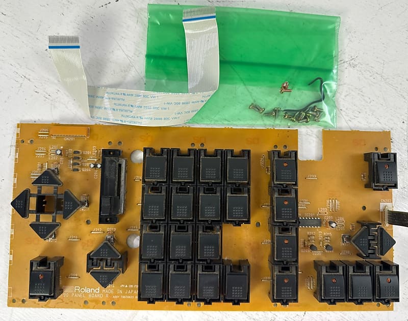 Roland A-90 Panel Board R with Ribbon Cables Working | Reverb