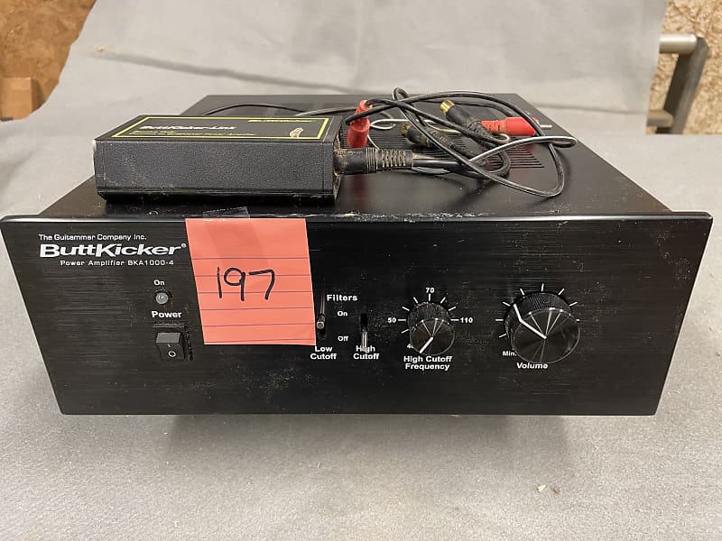 Buttkicker BKA1000-4 Subwoofer Amplifier | Reverb