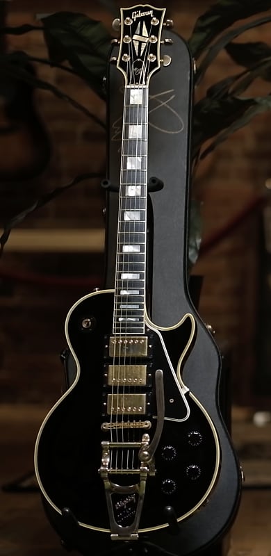 Gibson Custom Shop Jimmy Page Les Paul Custom Black | Reverb Australia