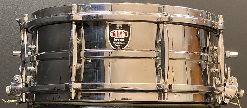 Triumph 5.5x14" Vintage Concert Snare Drum - Chrome over | Reverb
