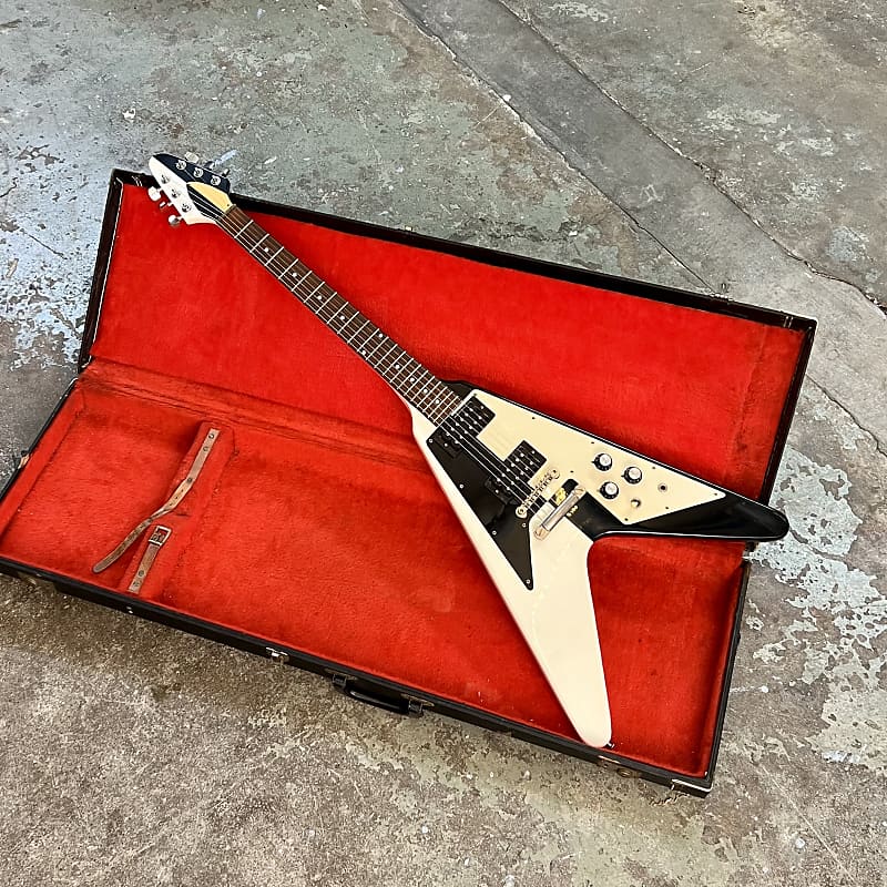 Burny Michael Schenker Flying V 1980’s - Oreo FV-85MS | Reverb