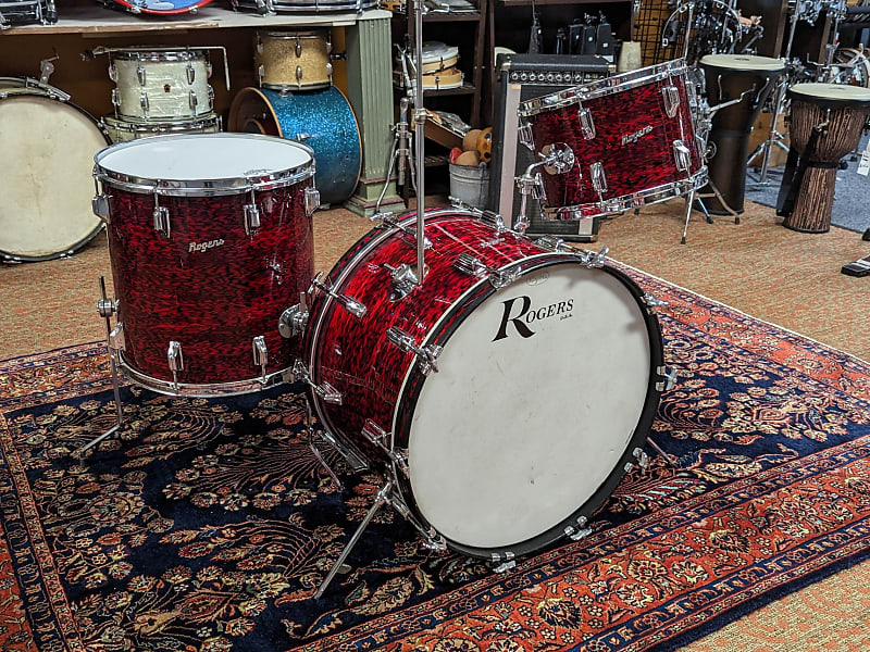 Rogers Holiday 13/16/22 Red Onyx 1960's | Reverb