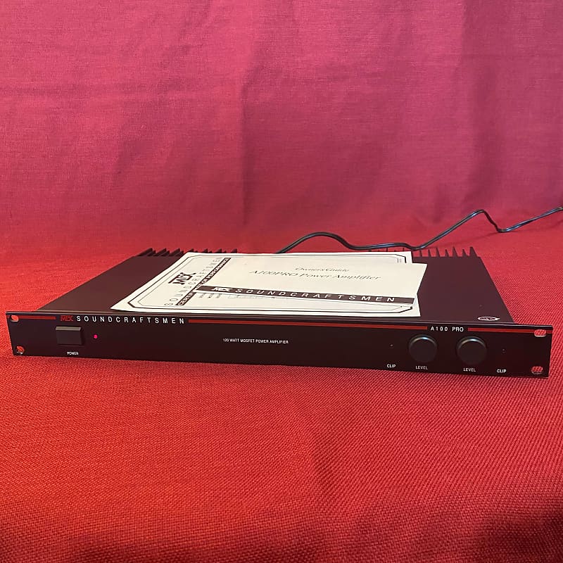 Soundcraftsmen A100 pro 120 watt mosfet power amplifier 1992 | Reverb