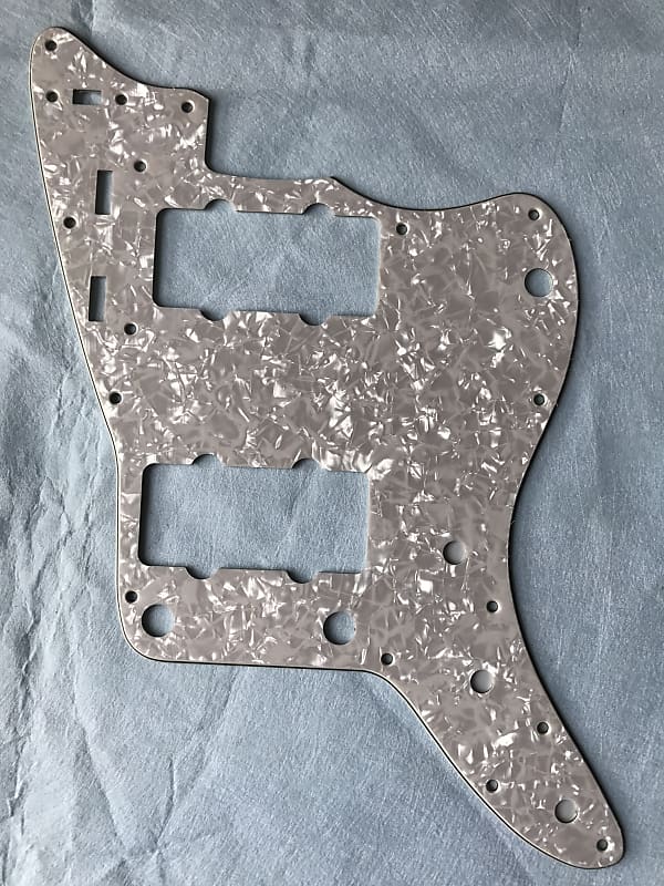 Custom New 4 Ply Ivory White Pearl US Jazzmaster Style Guitar | Reverb