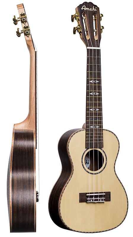 Amahi C-26 Solid Spruce Top/ Rosewood Concert Uke | Reverb