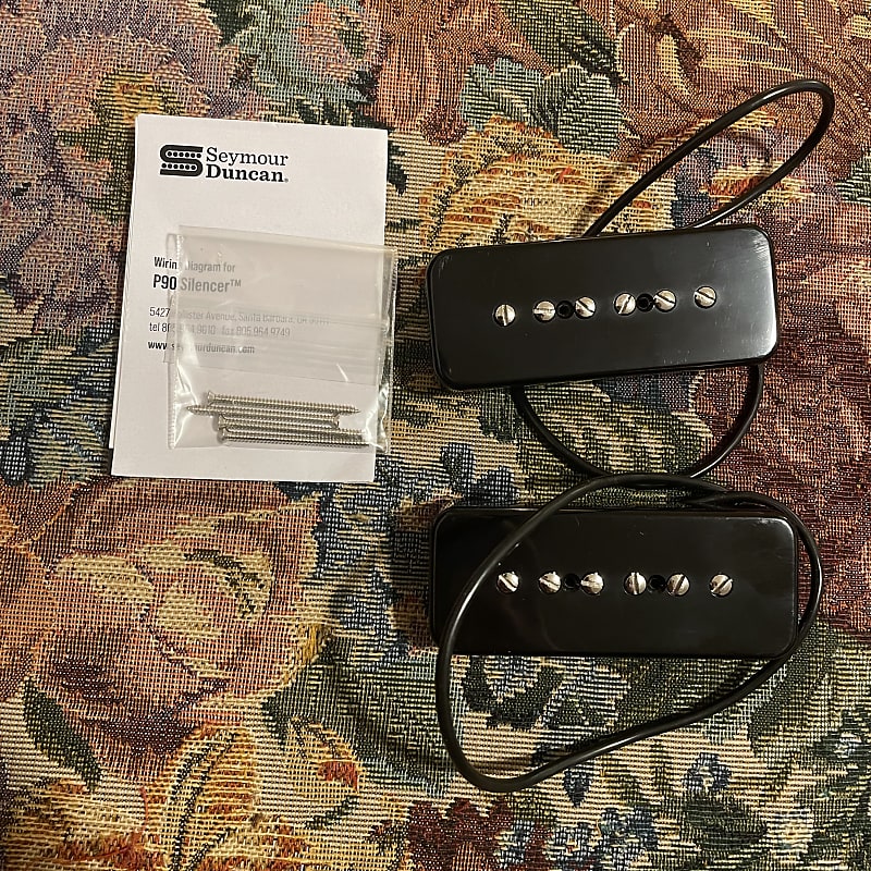 Seymour Duncan Hot P90 Silencer Set - Black | Reverb