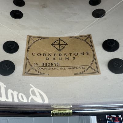 Dixon Cornerstone Series 6.5x14" Snare Drum in American Red | Reverb