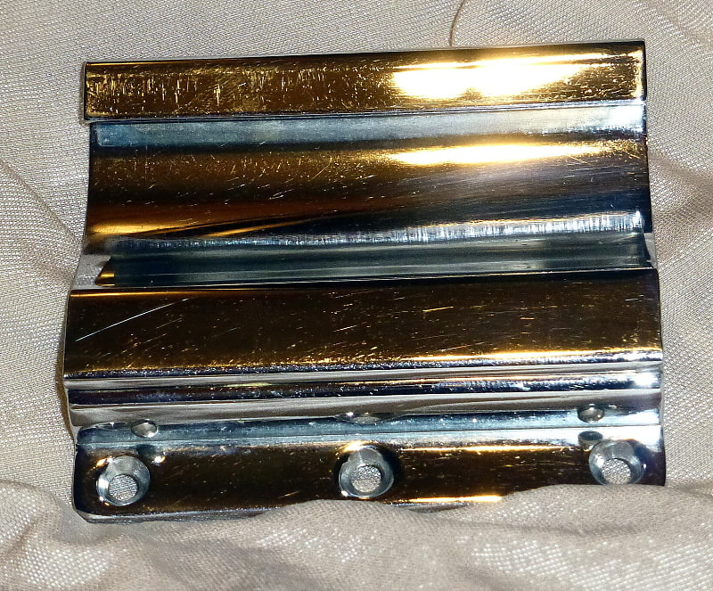 Vintage Gibson 1960s Maestro Vibrato Spring Base Plate Chrome | Reverb