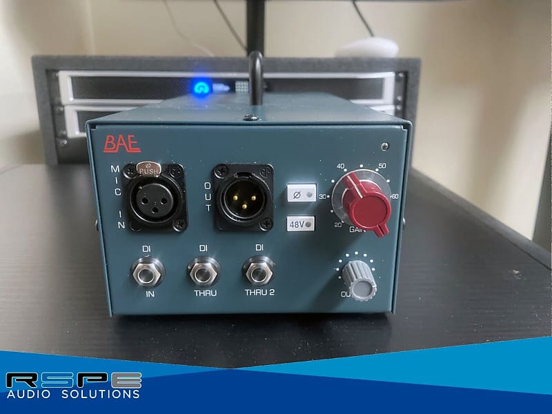 BAE 1073DMP Desktop Microphone Preamp - Blue | Reverb