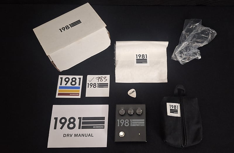 1981 Inventions DRV Overdrive Blackout | Reverb