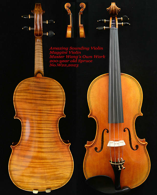 Amazing Sounding Violin Maggini Violin Model Master Wang's | Reverb