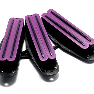 Dragonfire Duo Rails SSS Set Strat Sized Humbucker Pickups | Reverb