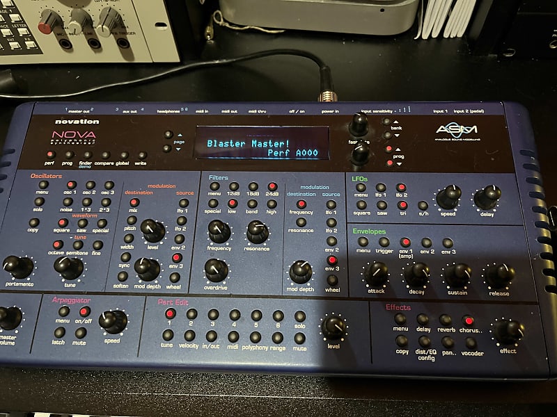 Novation Nova Desktop 1999 - Blue | Reverb UK