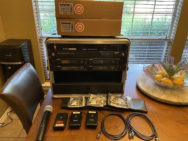 4 Shure Wireless Mic Systems With EXTRAS | Reverb