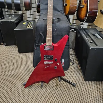 2001 Epiphone Explorer Extreme Evolution Candy Red With NEW | Reverb