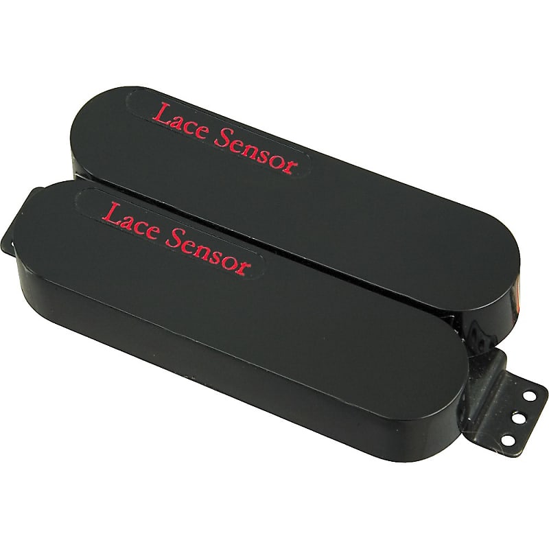 Lace Sensor Red-Red Dually Humbucker Pickup Black | Reverb