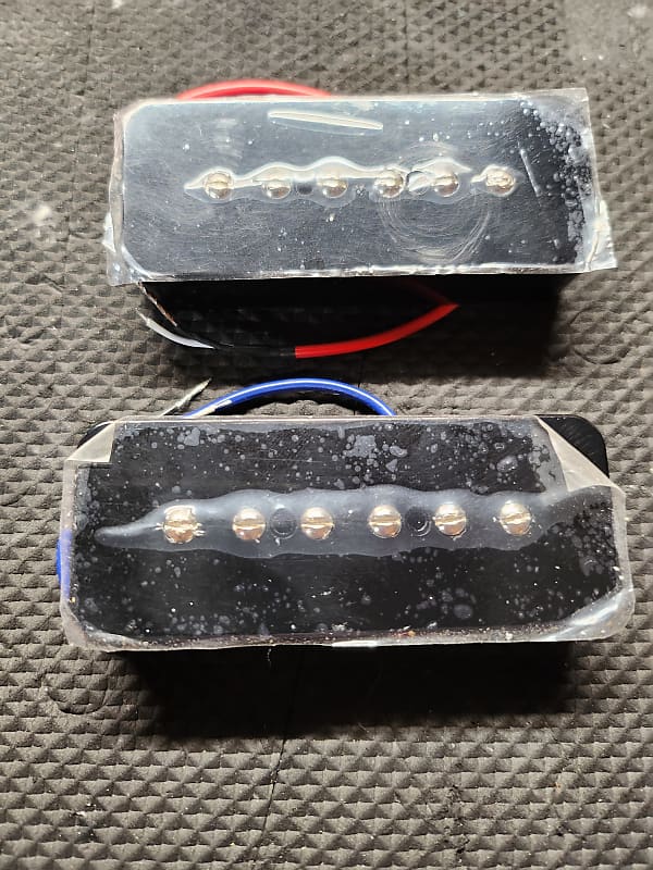 StewMac P-90 pickups 2022 - Black covers | Reverb